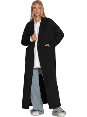 BELLE & BLOOM Publisher Maxi Coat - Black