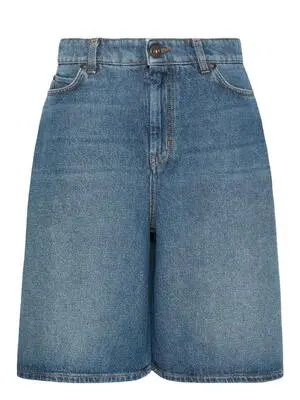 Max Mara Weekend Max Mara Denim Bermuda Shorts Navy Blue