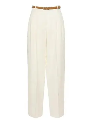 Max Mara Adunco Pleated Trousers - Ivory