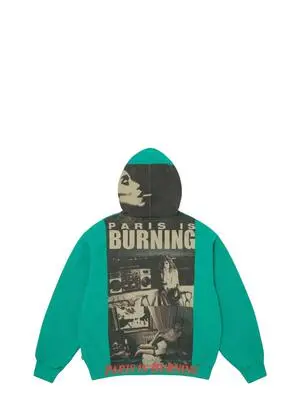 Supreme Zip Up Hooded Sweatshirt - Teal