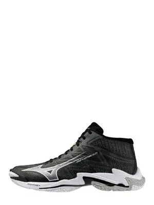 Mizuno Wave Lightning Elite Mid Sneakers - Black/white