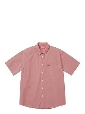 Supreme Ss26 Gingham S/s Shirt - Red