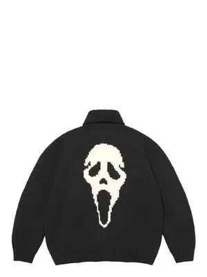 Supreme X Ghostface Cowichan Sweater - Black