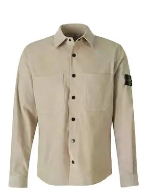 Stone Island Corduroy Shirt Jacket - Neutrals