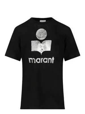 Isabel Marant Étoile Zewel Logo-print T-shirt - Black