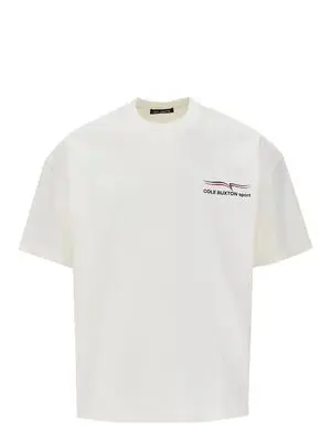COLE BUXTON Sport Logo-print T-shirt - Neutrals