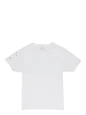 SP5DER Star Print Logo T-shirt - White
