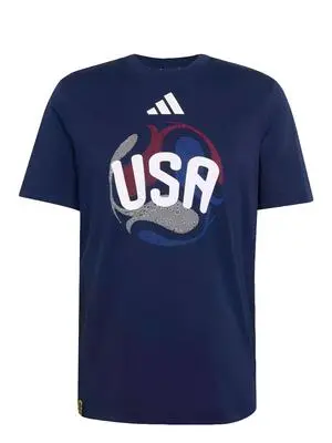 Adidas Fifa World Cup 26™ Usa Short-sleeves T-shirt - Blue
