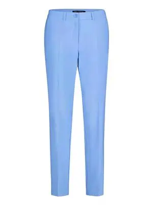 BETTY BARCLAY Tailored Trousers With Pressed Creases - Blue