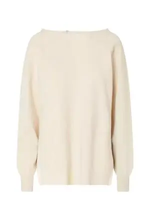 Liu Jo Knit Sweatshirt With Cut-out Detail - Neutrals