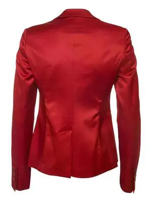 Emporio Armani Single-breasted Blazer - Red
