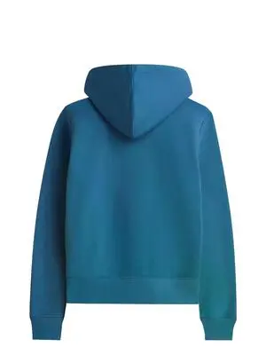Tommy Hilfiger Logo Print Hoodie - Blue