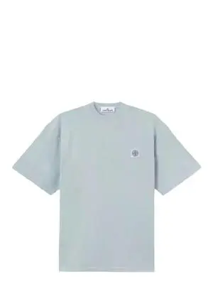 Stone Island 2100030 Combed Organic Cotton Jersey T-shirt - Blue