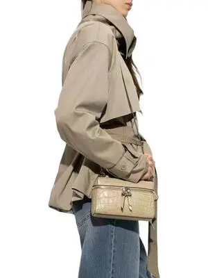 Tory Burch Romy Croc-effect Crossbody Bag - Neutrals