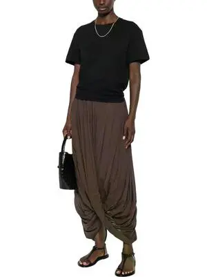 TOTEME Asymmetric Draped Skirt - Brown