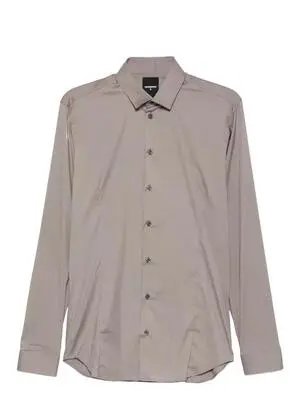 Patrizia Pepe Long-sleeve Slim-fit Shirt - Grey