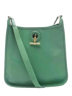 Hermès 1997 Courchevel Vespa Pm Crossbody Bag - Green