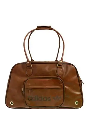 Adidas Logo Print Pet Shoulder Bag Carrier - Brown