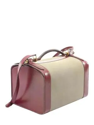 Hermès 1979 Toile Cosmos Satchel - Neutrals