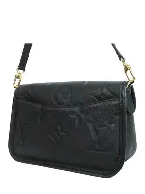 LOUIS VUITTON Monogram Empreinte Diane Satchel - Black
