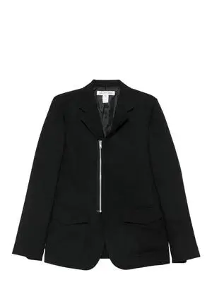 Comme Des Garçons Zip-fastening Blazer - Black