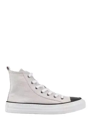 BRUNELLO CUCINELLI Brunello Cucinelli Embellished Lace-Up High-Top Sneakers