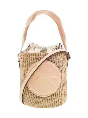 Chloé Small Horse Medal Bucket Bag - Neutrals