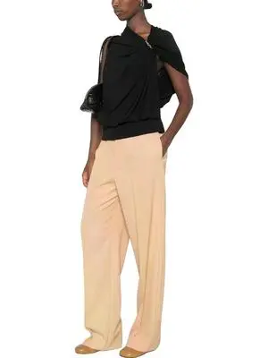 Sportmax Lacuna" Top With Ring Embellishment - Black