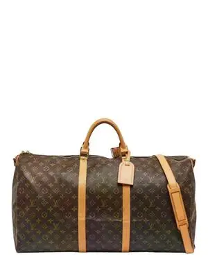 LOUIS VUITTON 60 Keepall Bandoulière Travel Bag - Brown