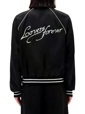 ANN DEMEULEMEESTER Lovers Forever" Bomber Jacket - Black