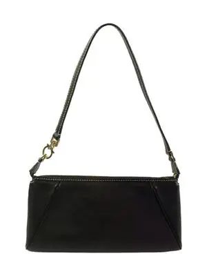 FERRAGAMO Gancini Shoulder Bag - Black