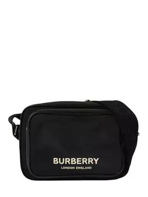 Burberry Logo Detail Zip-fastening Crossbody Bag - Black