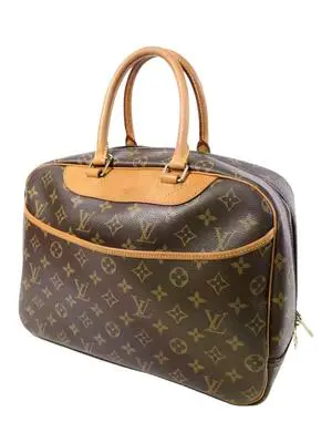 LOUIS VUITTON Monogram Canvas Deauville Duffle Bag - Brown