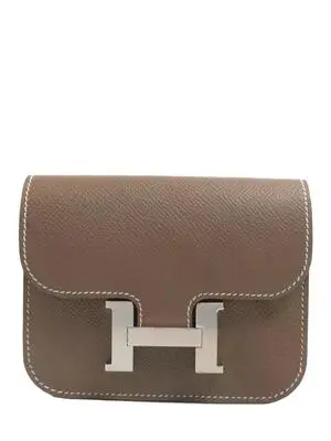 Hermès Slim Constance Wallet - Brown