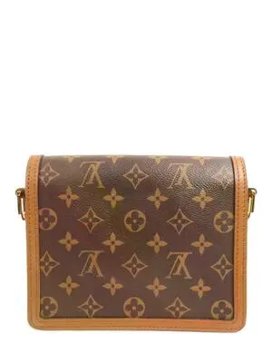 LOUIS VUITTON Mini Dauphine Monogram Reverse Shoulder Bag - Brown