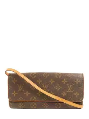 LOUIS VUITTON Pochette Twin Shoulder Bag - Brown