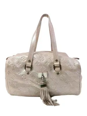 LOUIS VUITTON 2008 Monogram Shimmer Calfskin Tote Bag - Silver