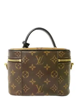 LOUIS VUITTON Monogram Reverse Vanity Shoulder Bag - Brown