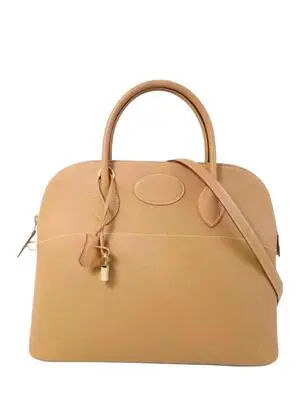 Hermès 35 Bolide Leather Tote Bag - Brown