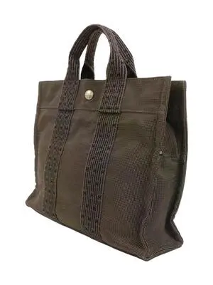 Hermès Hermès Herline Canvas Tote Bag Brown