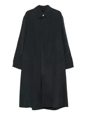 MAISON MARGIELA Concealed Fastening Pocket Coat - Blue