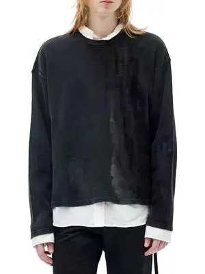 ANN DEMEULEMEESTER Emil Long-sleeve T-shirt - Black