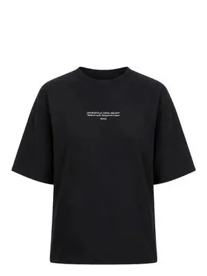 Off-White Logo-print Boxy T-shirt - Black