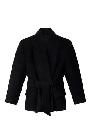 Isabel Marant Étoile Syndra Bouclé Jacket - Black