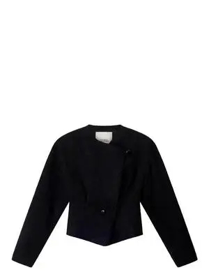 Isabel Marant Étoile Bouclé Asymmetrical Jacket - Black