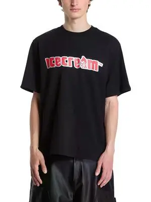 BILLIONAIRE BOYS CLUB - ICE CREAM Soft Serve Logo-print T-shirt - Black