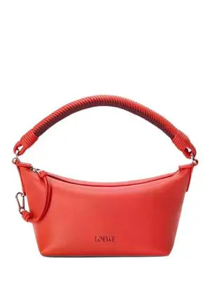 Loewe Mini Cala Braided-handle Leather Tote Bag - Orange
