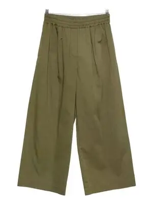 Max Mara Wide Leg Trousers - Green