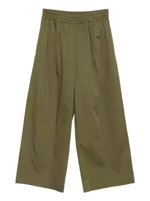 Max Mara Wide Leg Trousers - Green