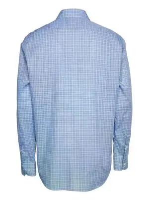 BOSS Gordon Check-print Shirt - Blue